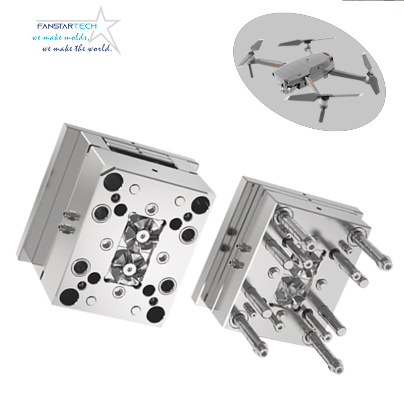 Aviation UAV Aircraft Propeller Cover Wing Injection Mold Plastic Parts ...
